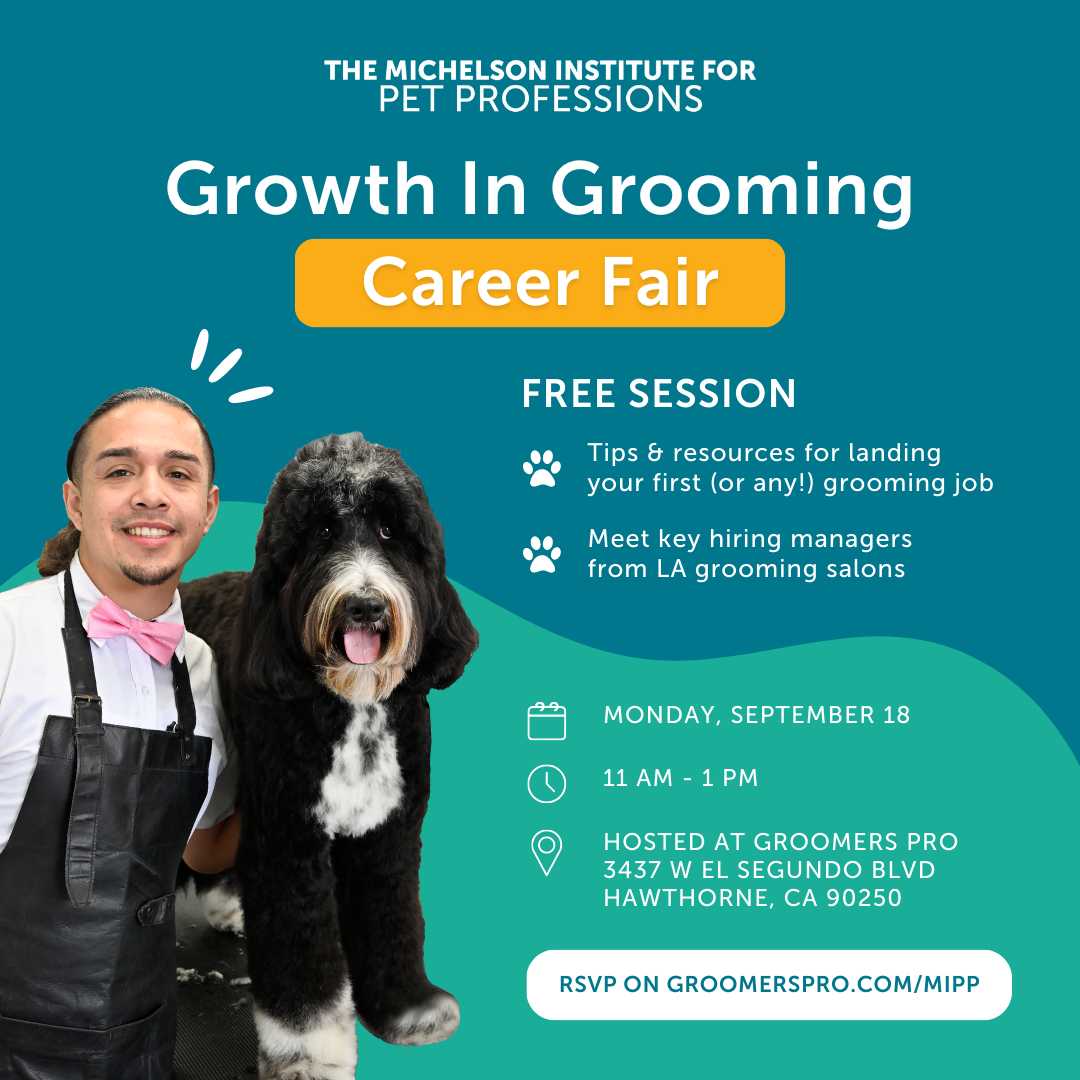 Join Michelson Institute for Pet Professions’ Growth in Grooming Career ...